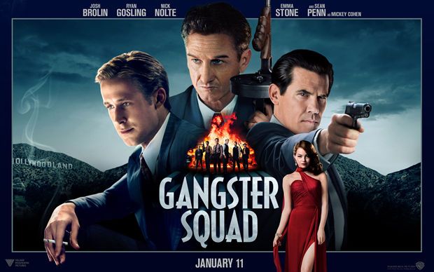 La polémica película Fuerza Antigángster (Gangster Squad) se estrena en Febrero