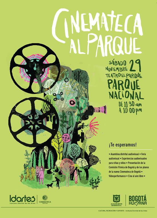 Cinemateca al parque, la fiesta del cine y de entrada libre