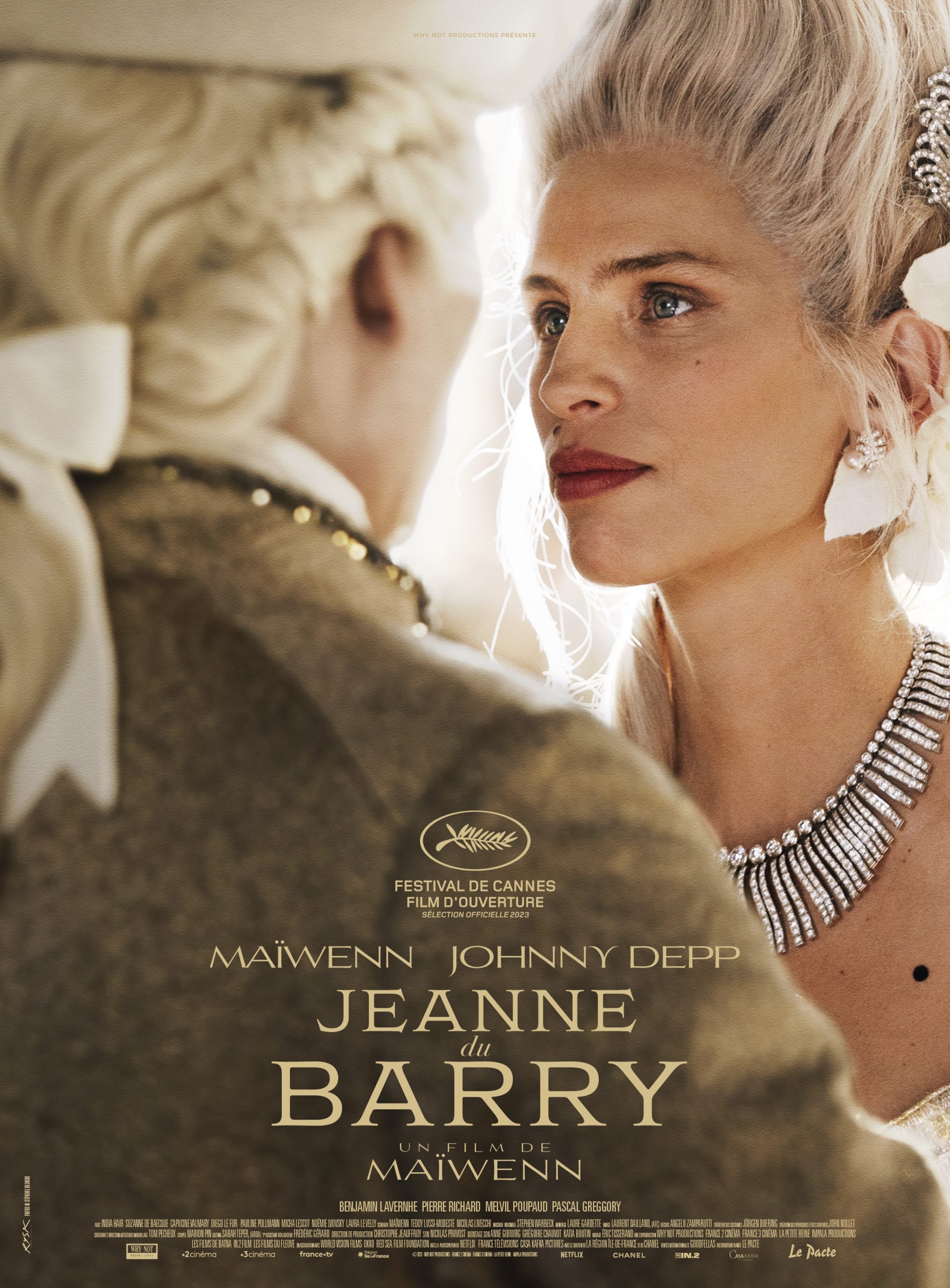 "Jeanne du Barry", la película que da apertura a Cannes 2023. Johnny Depp interpreta al rey Luis XV